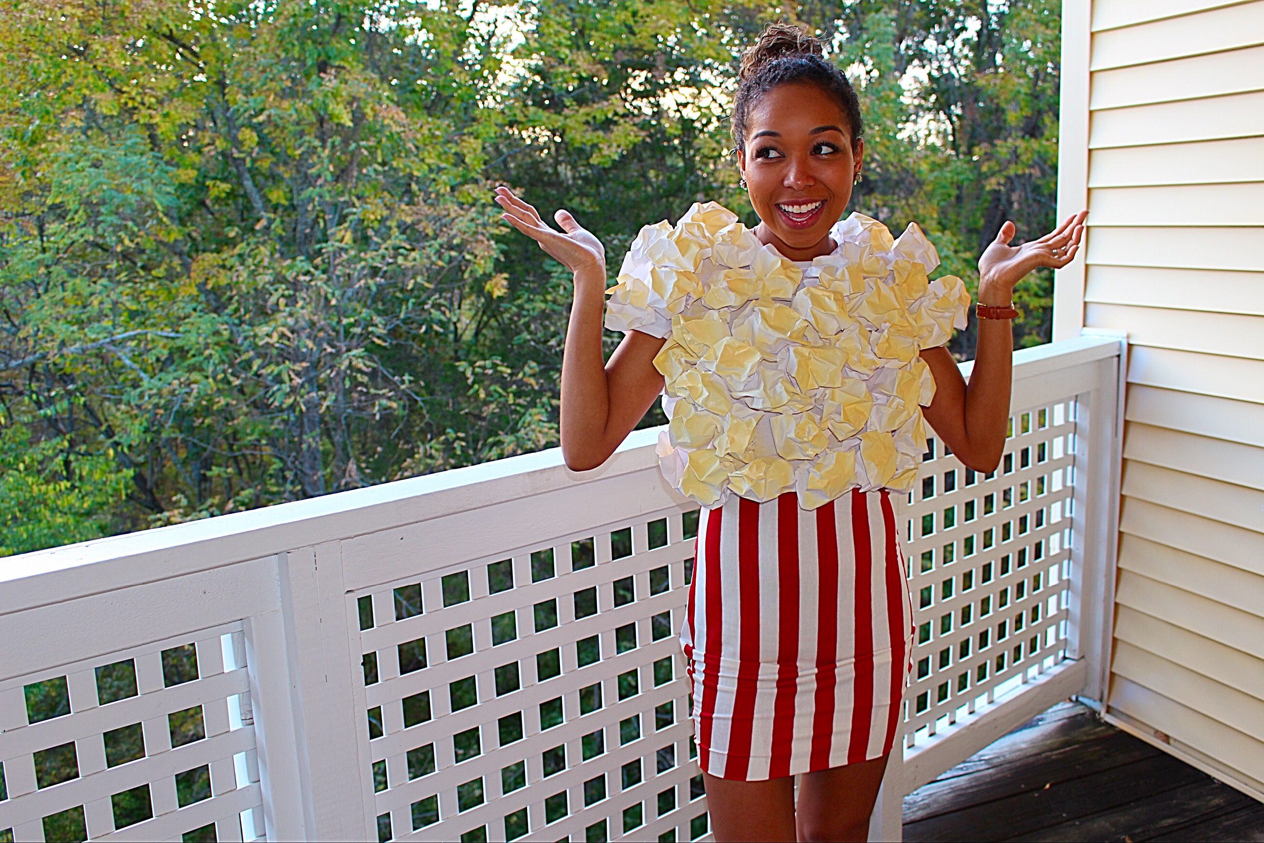 DIY: Popcorn Halloween costume